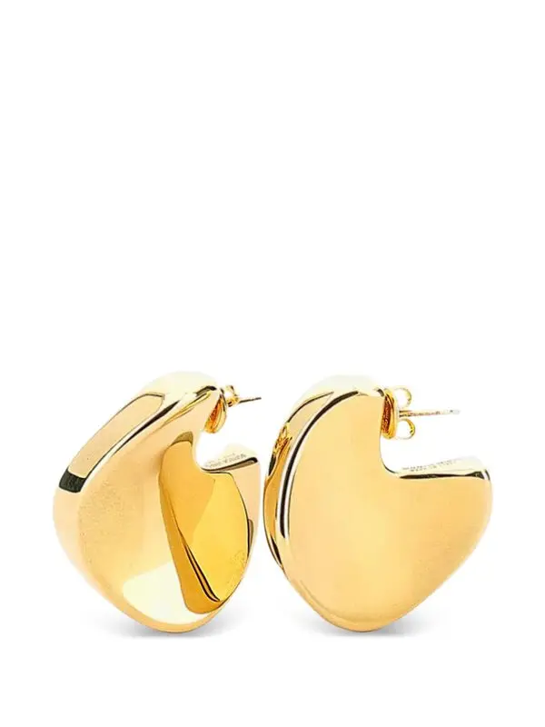 Bottega Veneta Disc Medium Earrings