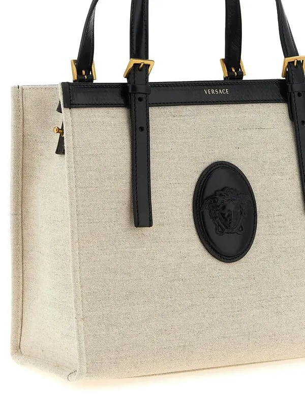 Versace Rivière Shopping Bag - Cream