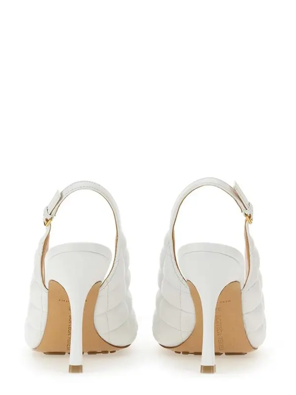 Bottega Veneta Slingback Sandal Padded - White
