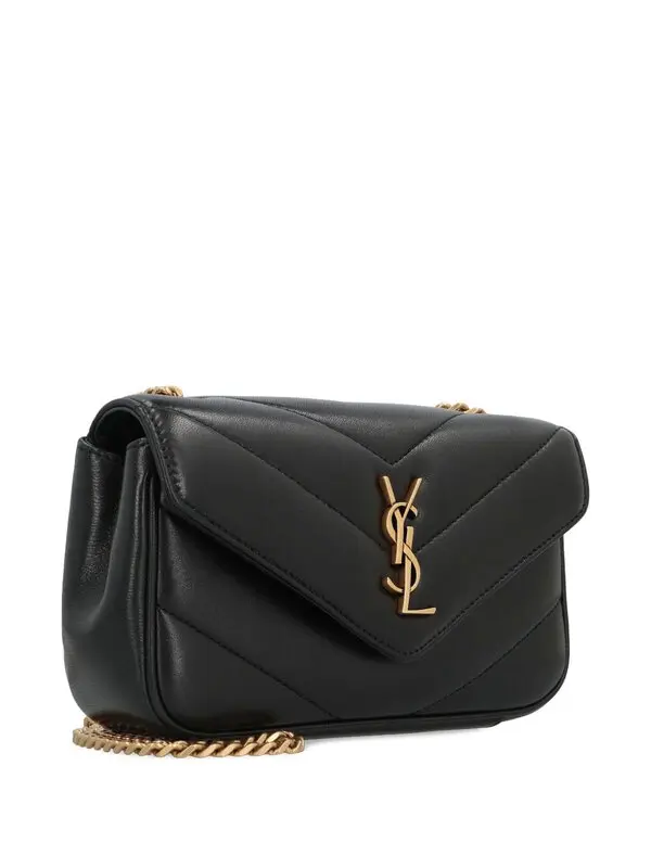 Saint Laurent Loulou Mini Leather Crossbody Bag - Multicolor