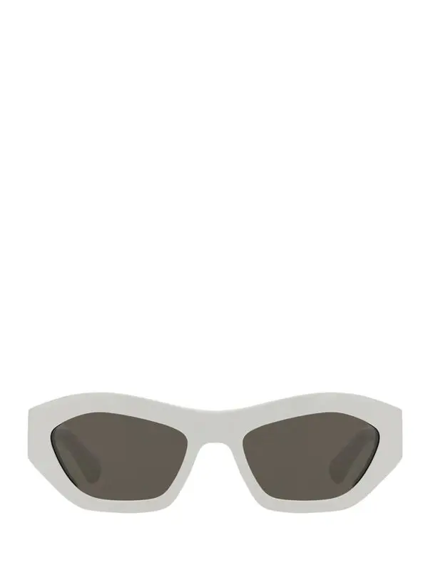 Bottega Veneta Hexagonal Sunglasses - White
