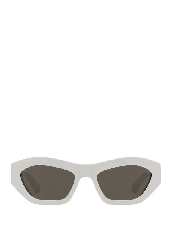 Bottega Veneta Hexagonal Sunglasses - White