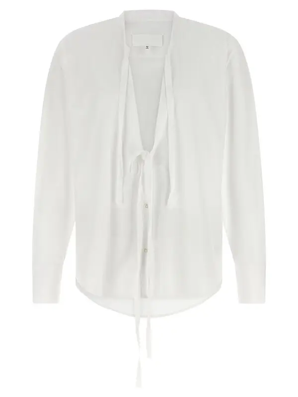 MAISON MARGIELA Raw Cut Hem Shirt