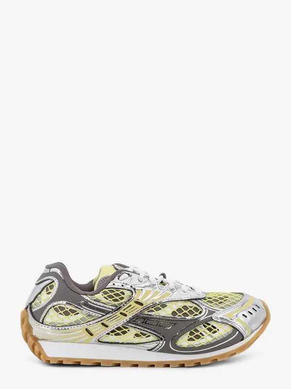 Bottega Veneta Orbit Mesh And Leather Sneakers - Multicolor