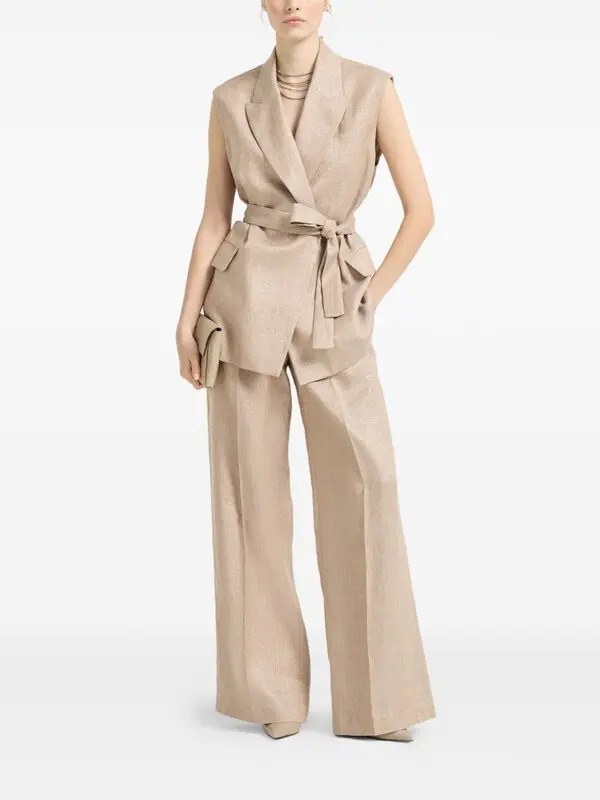 Brunello Cucinelli Wide Leg Trousers