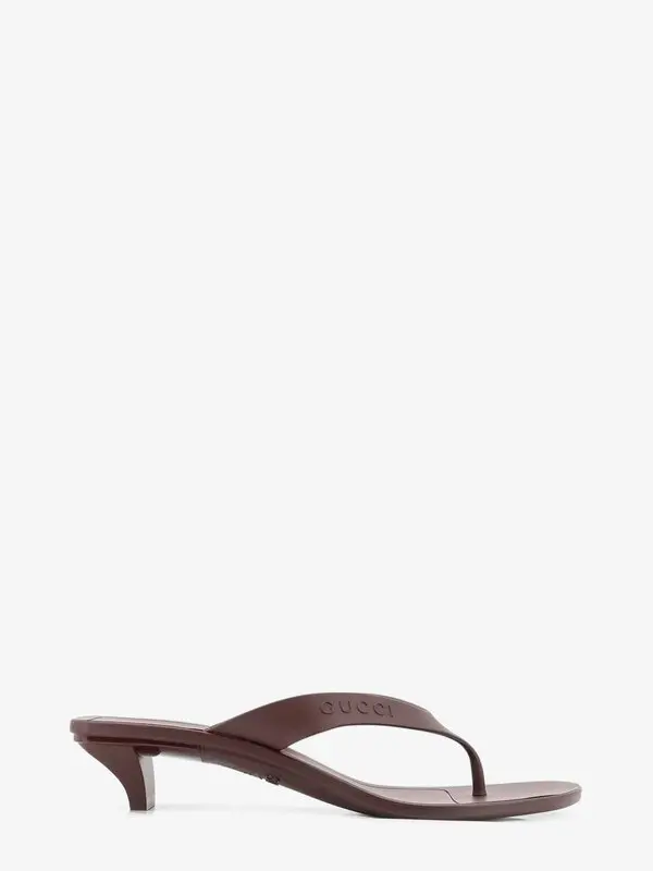Gucci Vittoria Rubber Flip-flops Sandals - Multicolor