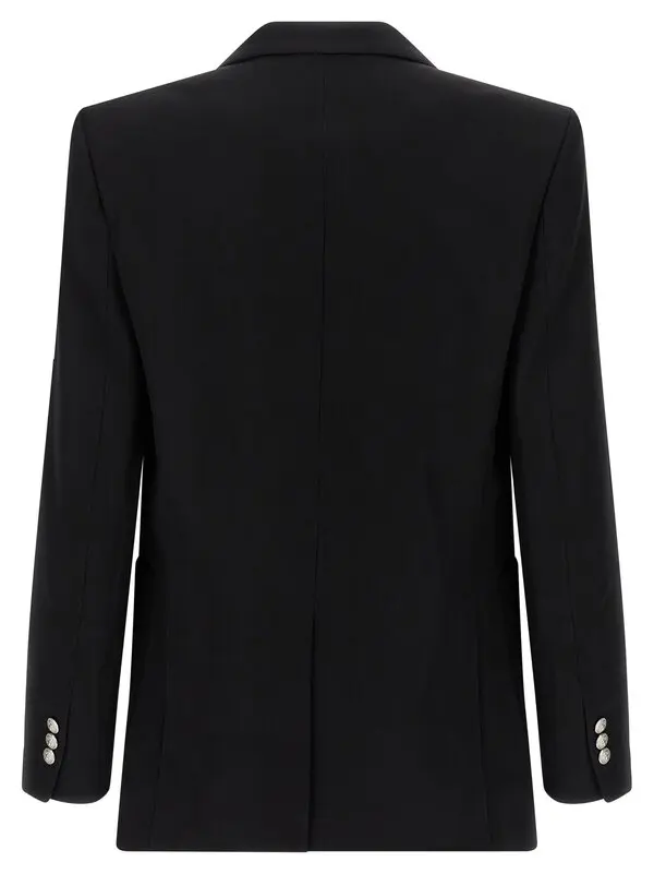 Balmain Grain De Poudre Blazer - Black