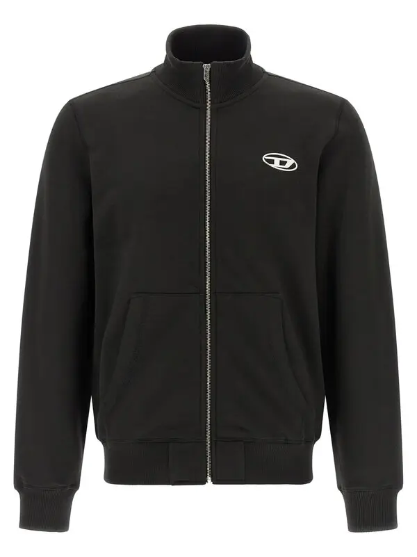 DIESEL® S-ginn-zip-iod' Sweatshirt