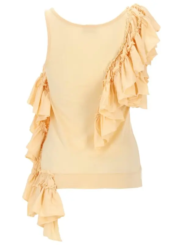 Dries Van Noten Top Con Ruches