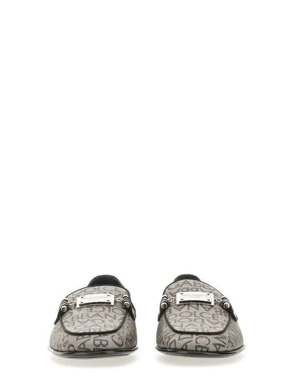 Dolce & Gabbana Jacquard Slipper