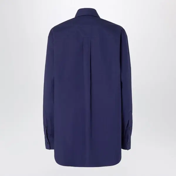 Fendi Cotton Poplin Long Sleeve Shirt - Blue