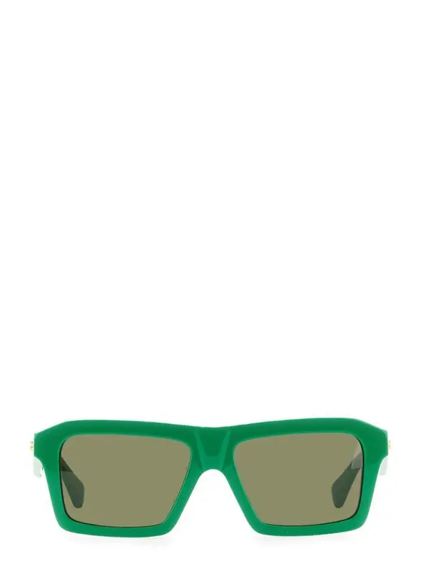 Bottega Veneta Classic Square Sunglasses - Green