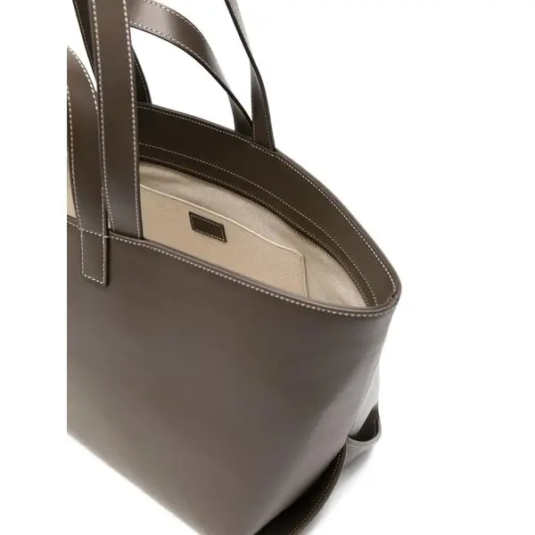A.p.c. Leather Tote - Brown