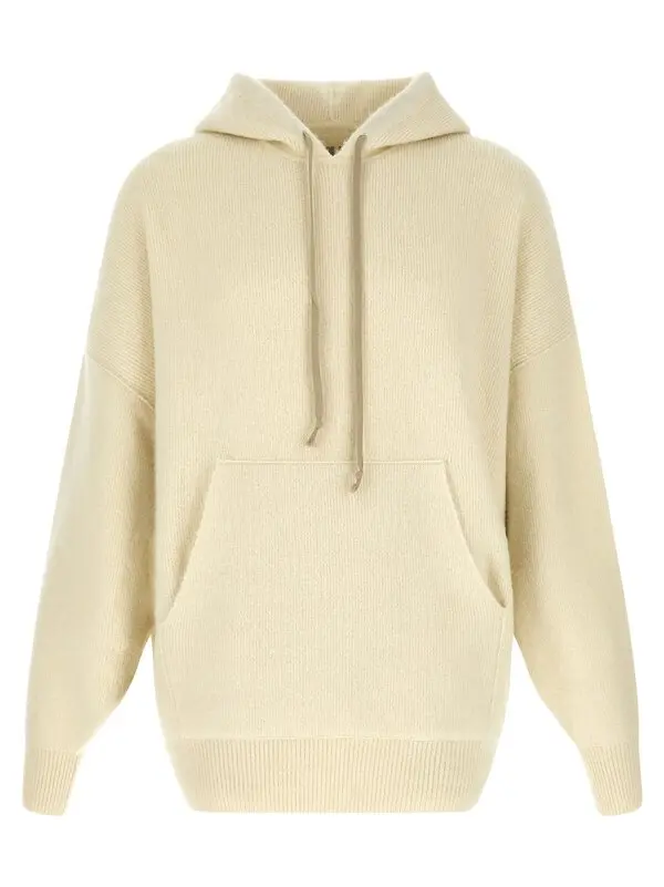 Rick Owens Hun' Hoodie - White