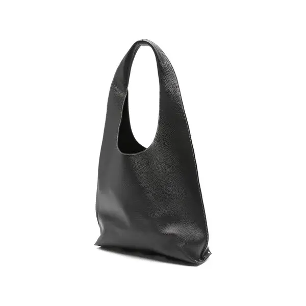 A.p.c. Calf Leather Tote Bag - Black
