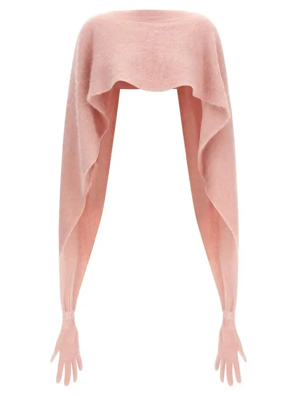 Moschino Glove Cape - Pink