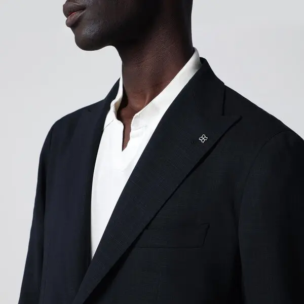 Tagliatore Single-breasted Textured Wool Jacket