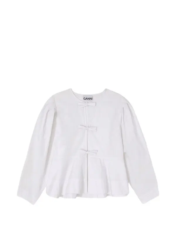 GANNI Organic Cotton Blouse