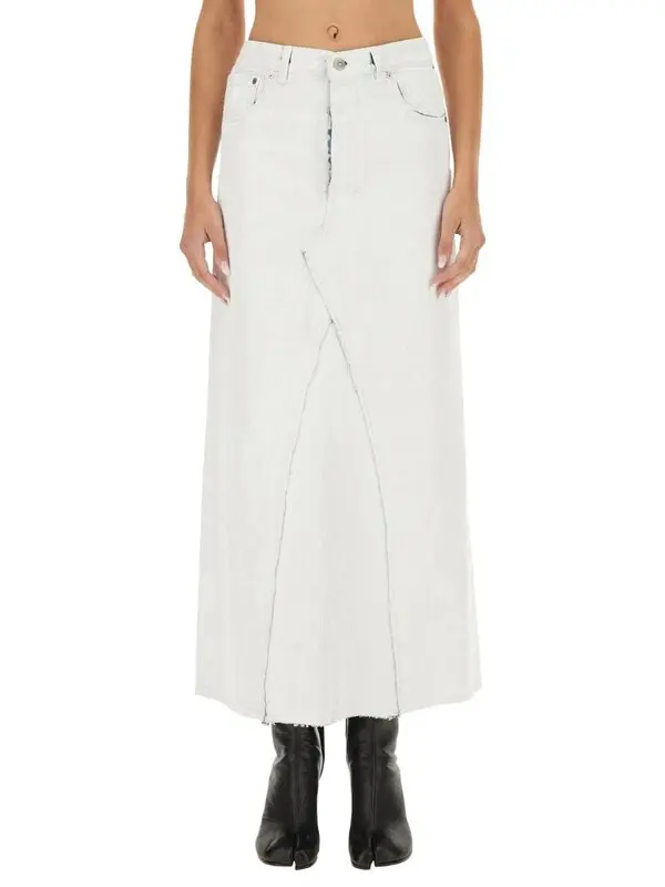 MAISON MARGIELA Midi Skirt - White