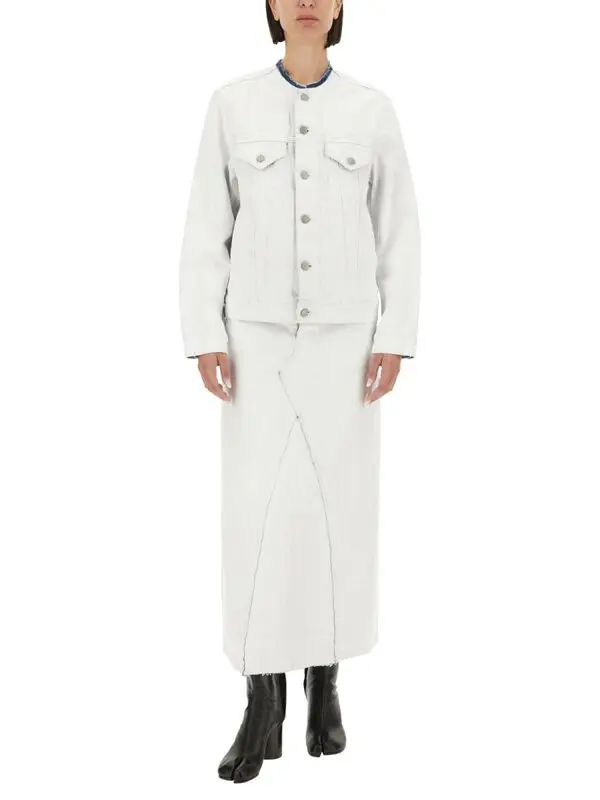 MAISON MARGIELA Midi Skirt - White