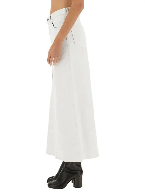 MAISON MARGIELA Midi Skirt - White