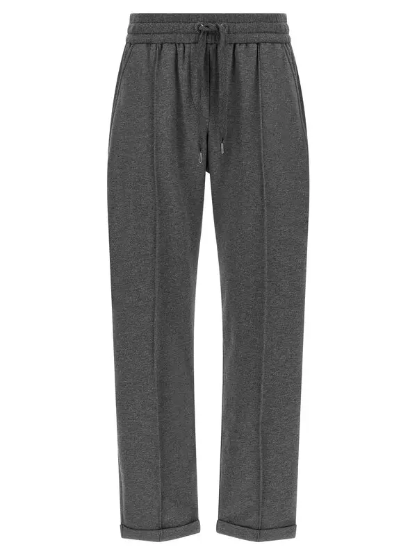 Brunello Cucinelli Track Joggers - Gray