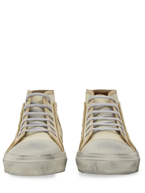 Dolce & Gabbana Mid Top Sneakers - Cream