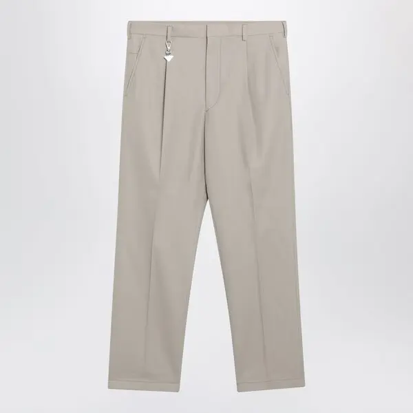 Prada Sand-colored Cotton Trousers