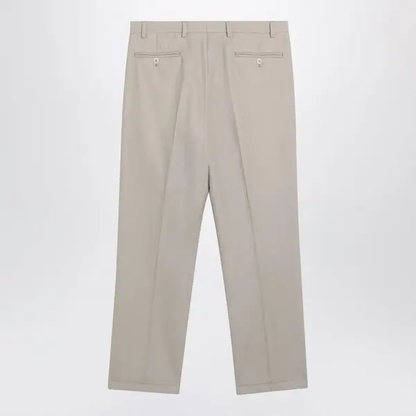 Prada Cotton Trousers - Cream