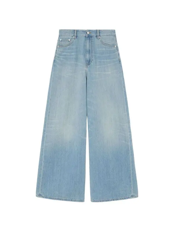 GANNI Denim Cotton Jeans - Multicolor