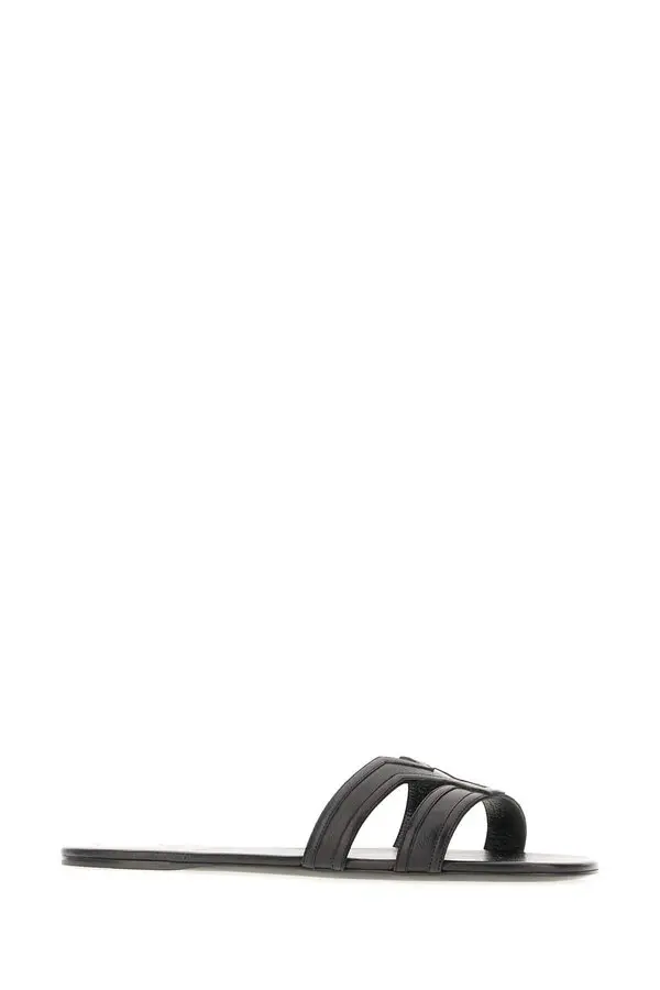 Saint Laurent Flat Slides - Multicolor