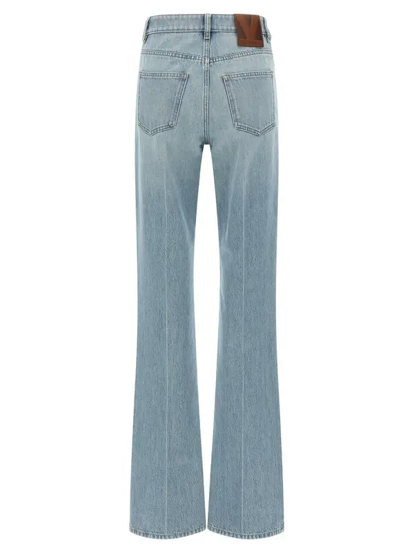 Valentino Garavani High Waist Jeans - Blue