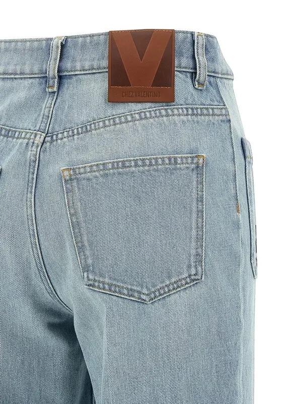 Valentino Garavani High Waist Jeans - Blue