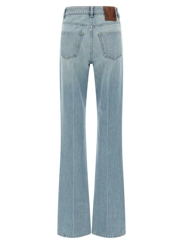 Valentino Garavani High Waist Jeans - Blue