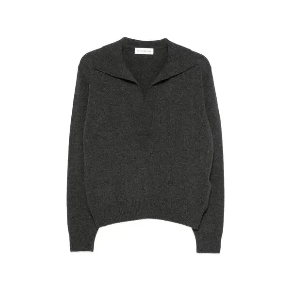 Victoria Beckham Wool-cashmere Pullover - Gray
