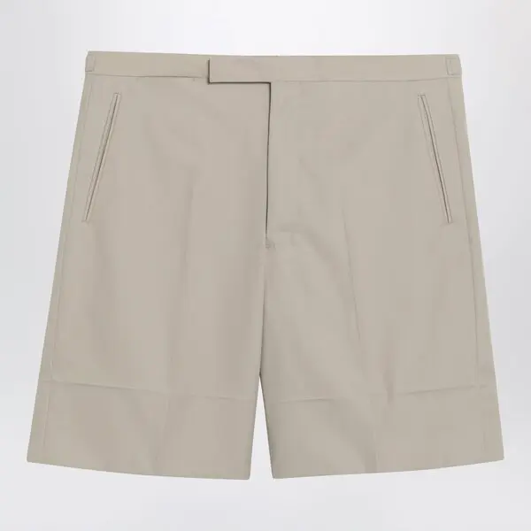 Prada Sand-colored Cotton Bermuda Shorts