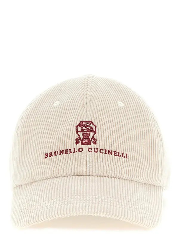 Brunello Cucinelli Baseball' Cap - White