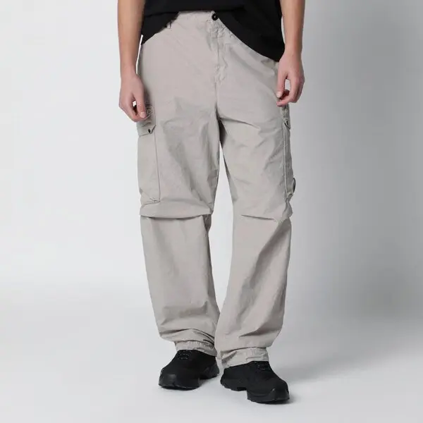 C.P. COMPANY Cotton Cargo Trousers - Gray