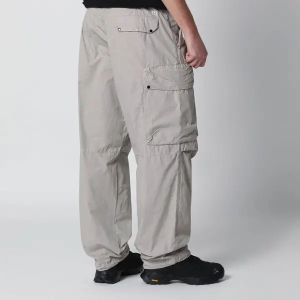 C.P. COMPANY Cotton Cargo Trousers - Gray