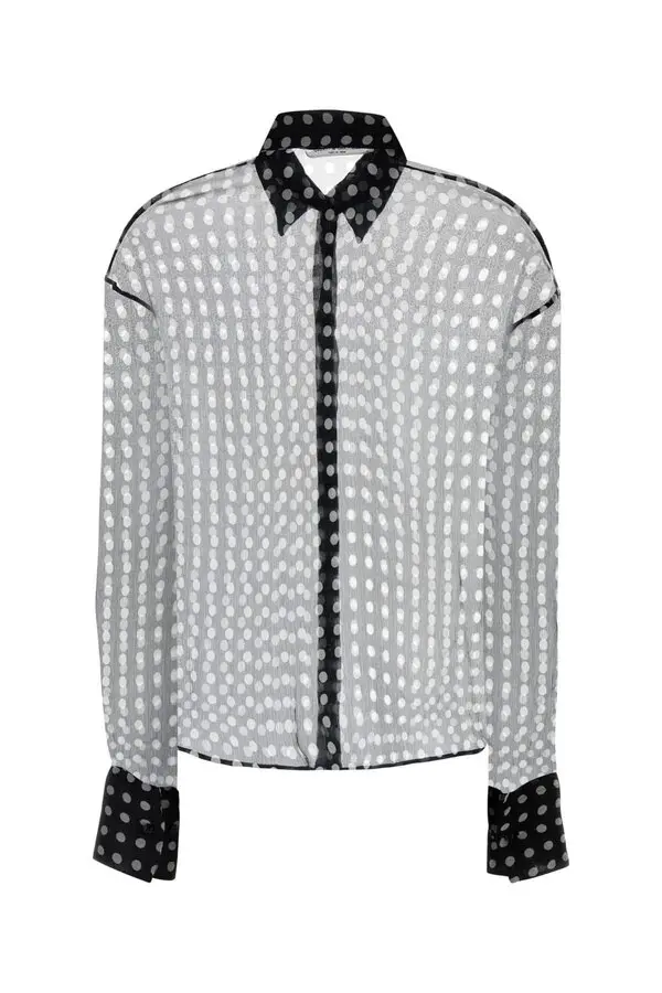 ERMANO SCERVINO Ermanno Scervino Printed Crepe Shirt