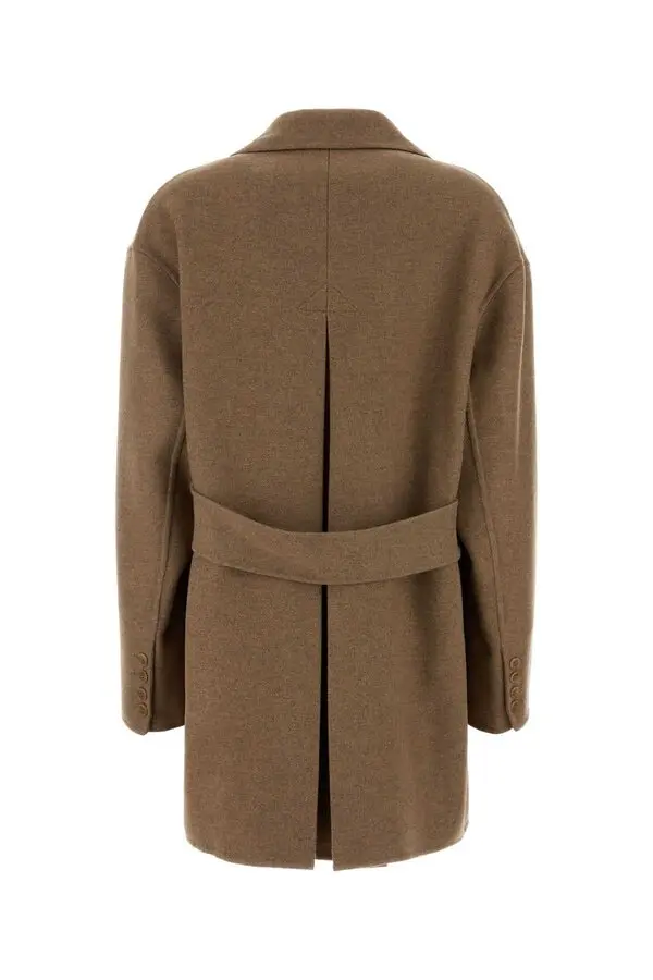 ERMANO SCERVINO Ermanno Scervino Camel Wool Blend Blazer