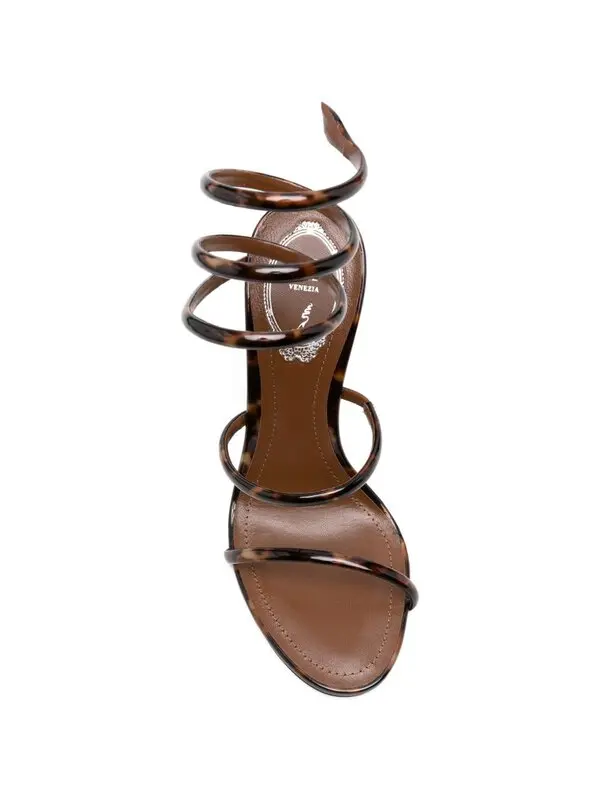 Rene Caovilla Cleo Heel Sandals - Multicolor