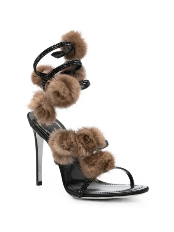 Rene Caovilla Rosalia Heel Sandals