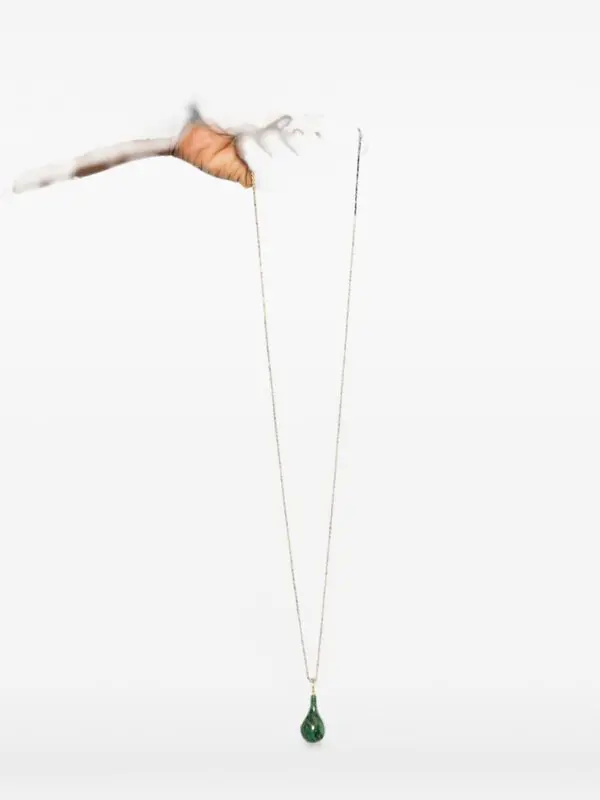 TOTEME Jade Drop Necklace