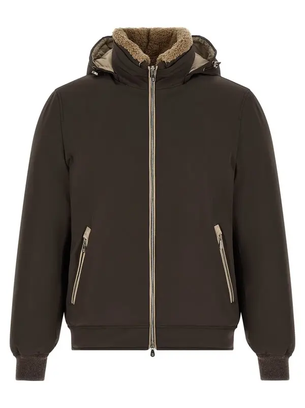 Brunello Cucinelli Detachable Hood Down Jacket