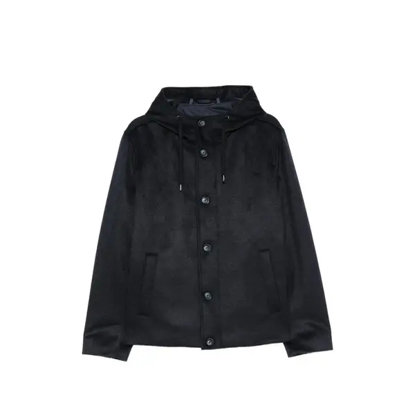 Herno Hooded Jacket - Blue