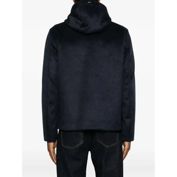 Herno Hooded Jacket - Blue