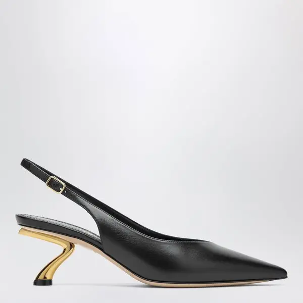 FERRAGAMO Slingback With Sculptural S Heel