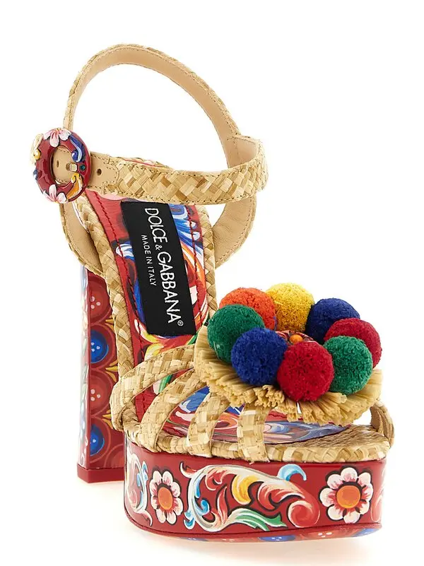 Dolce & Gabbana Keira' Sandals - Multicolor