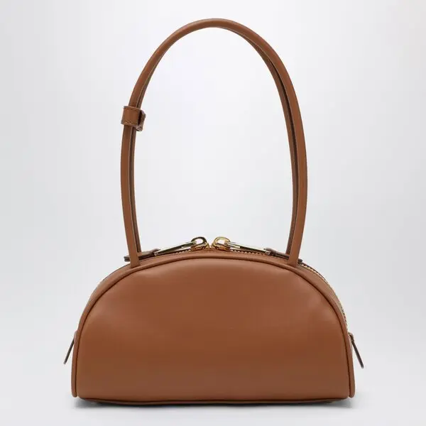 Miu Miu Beau Leather Bag In Cognac Color - Brown